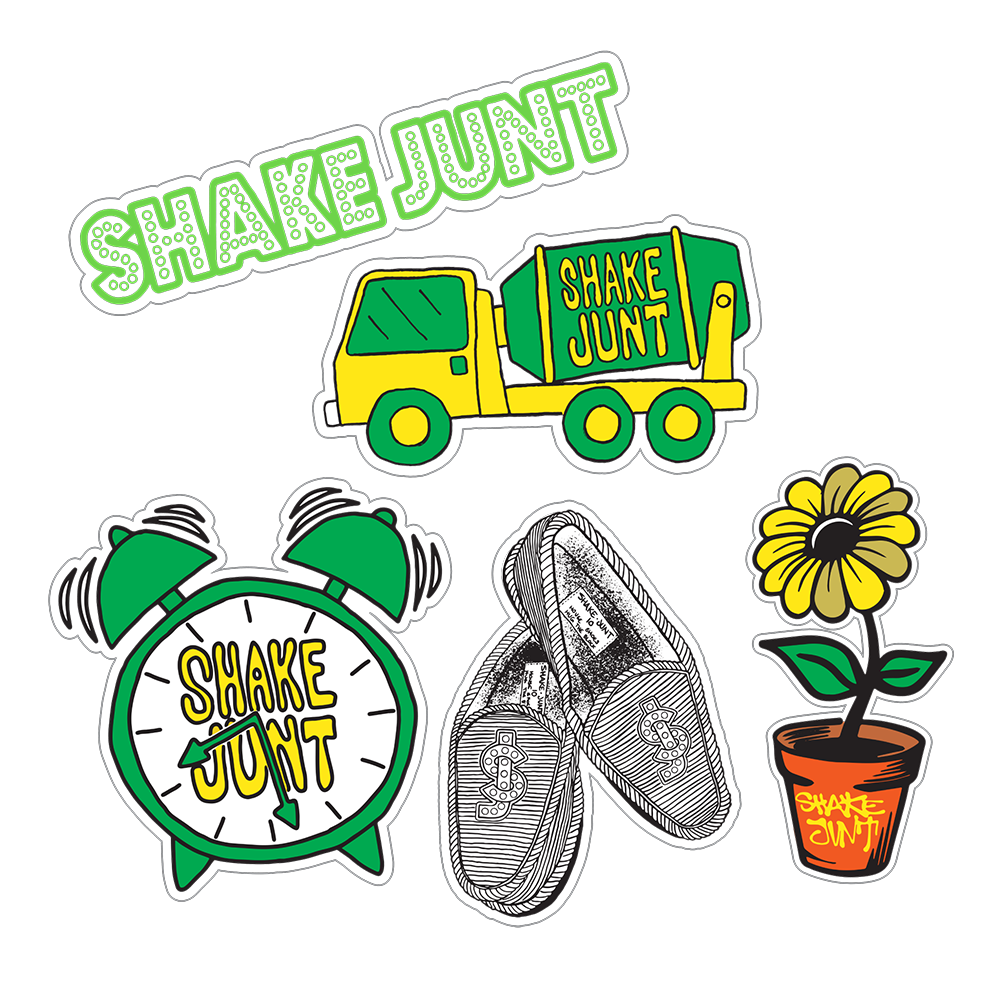 Slippers Assorted Stickers Single – SHAKE JUNT
