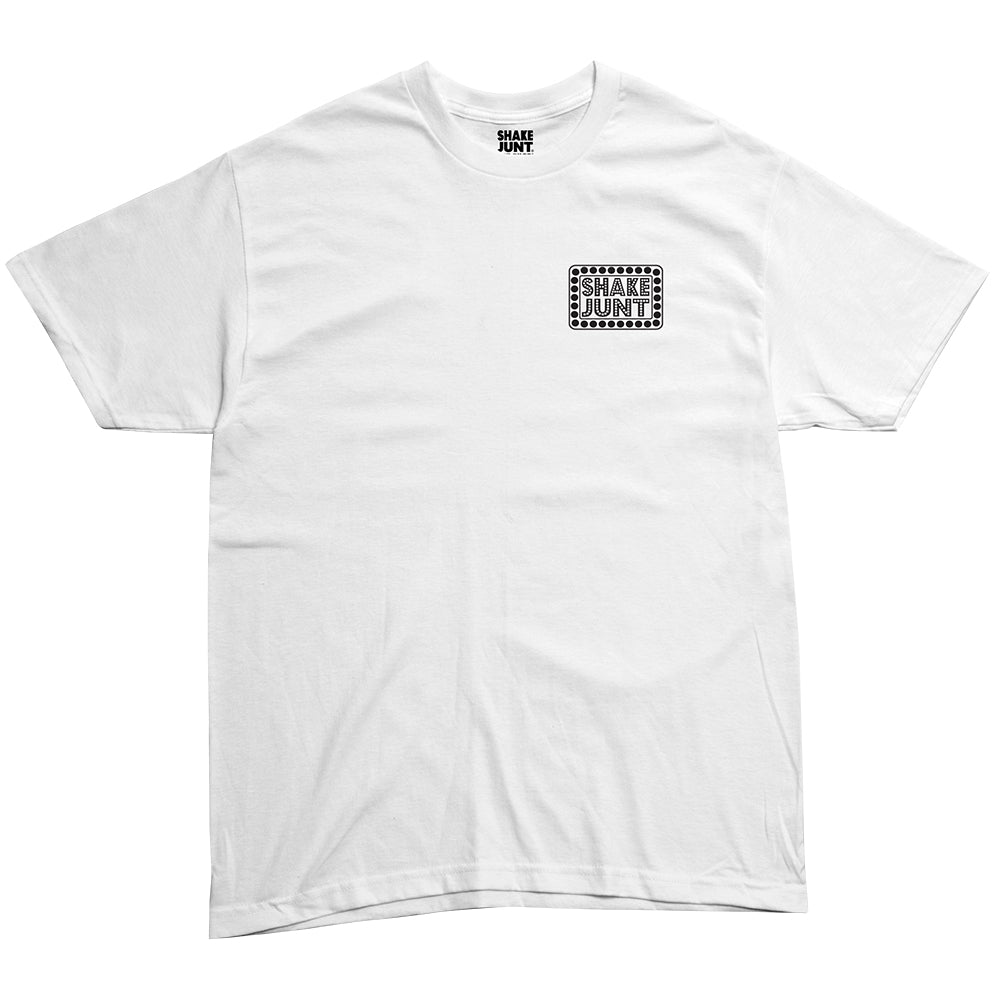 Box Logo Tee White – SHAKE JUNT