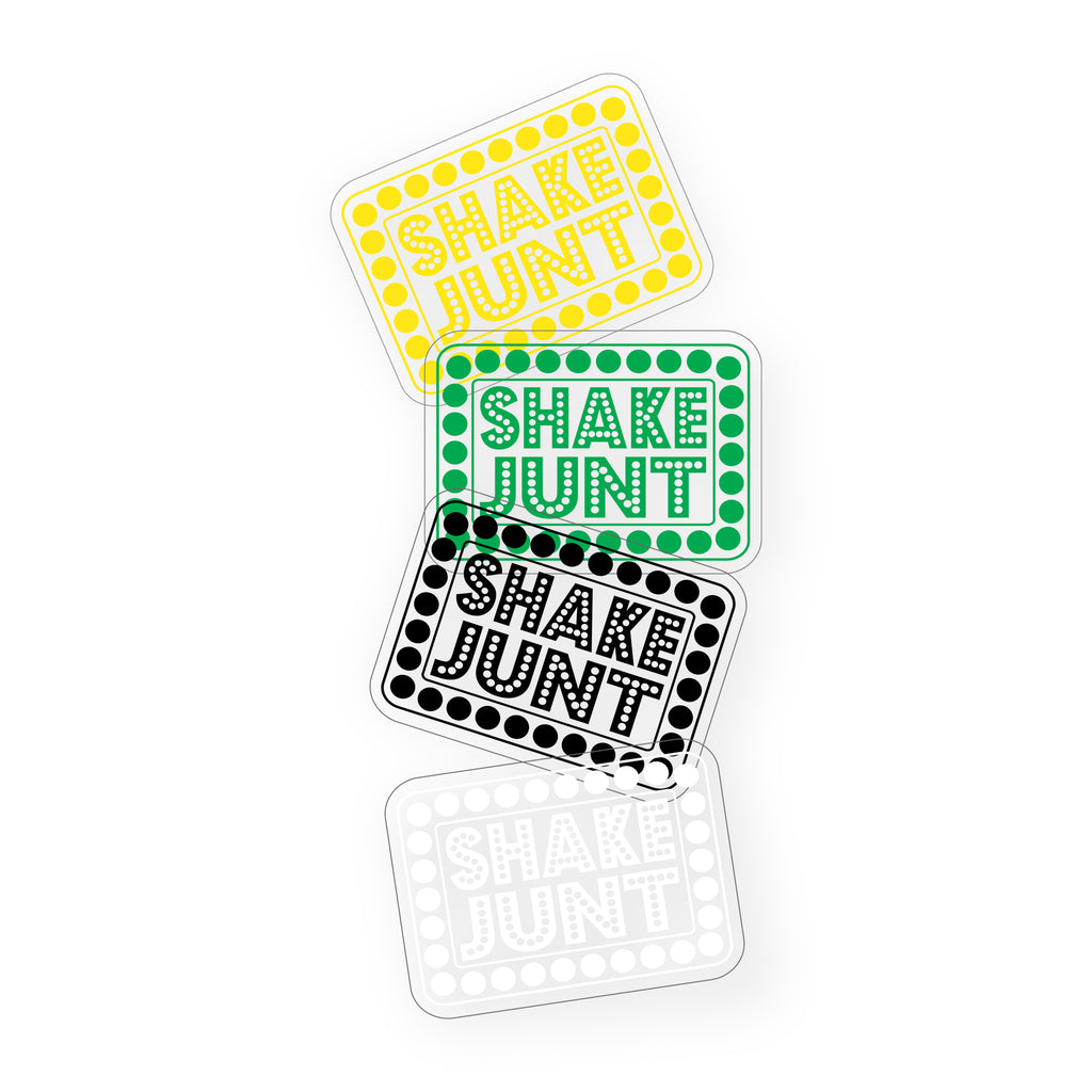 Box logo vinyl sticker 12 pack – SHAKE JUNT